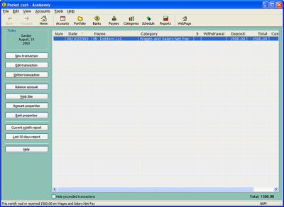 AceMoney Tutorial – MechCAD Software (AceMoney)